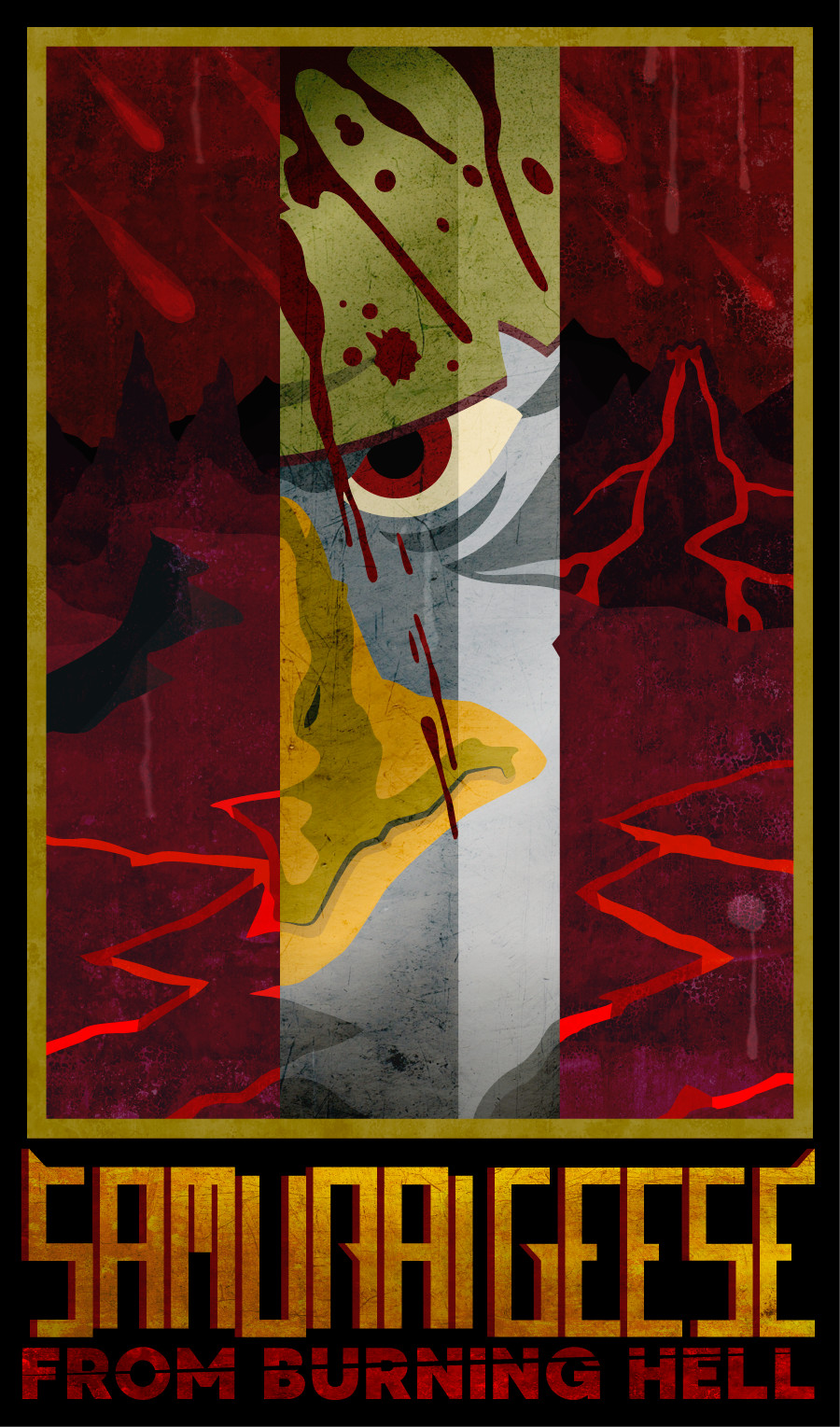 ArtStation - Samurai Geese From Burning Hell