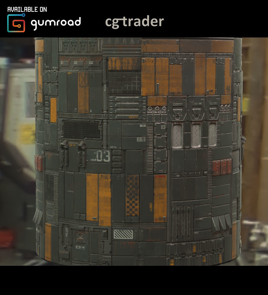 Space Station Wall Texture