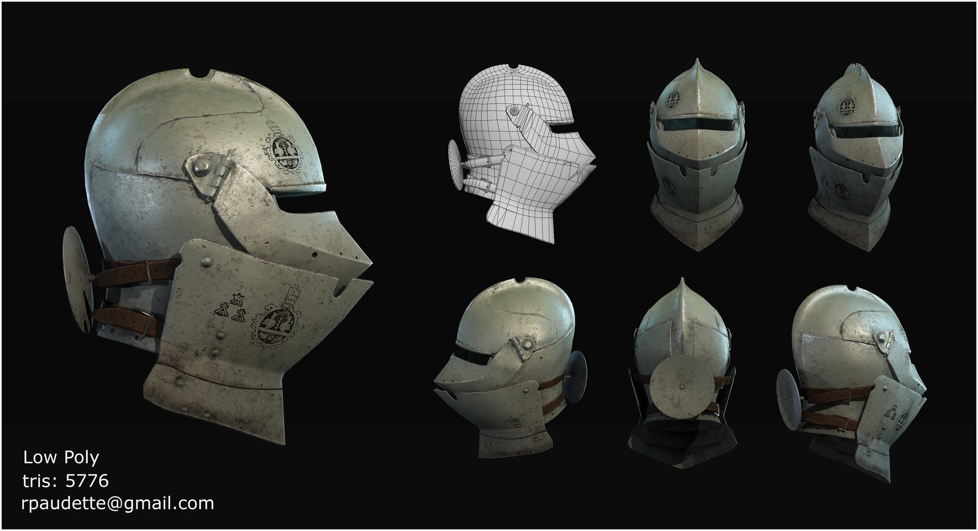 René-Pierre Audette - Medieval Helmet