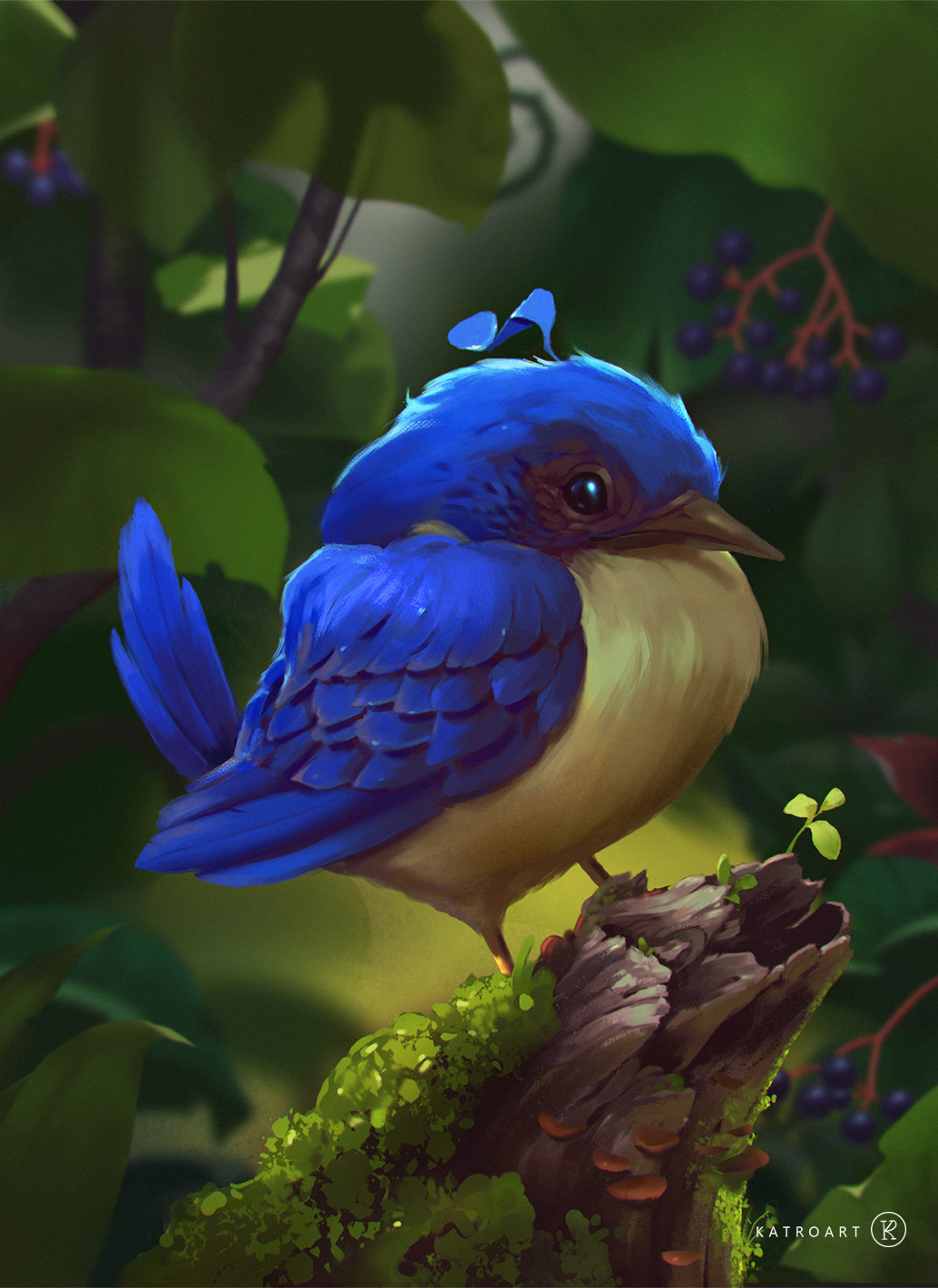 ArtStation - Blue bird