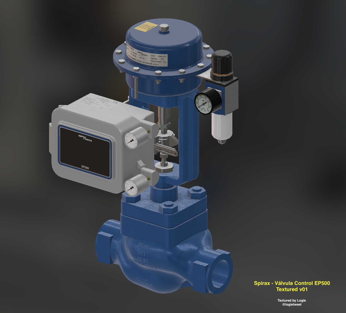 ArtStation - Steam valve texturing