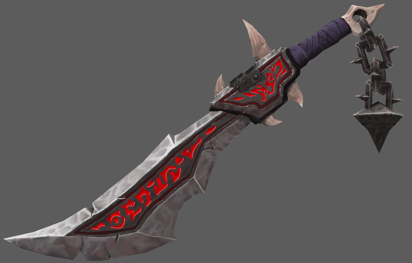 ArtStation - Handpainted Orc sword