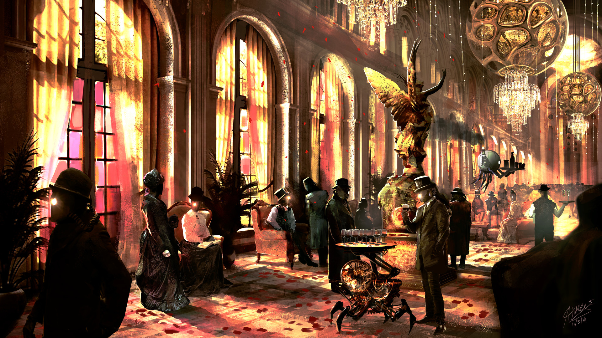 ArtStation - 1895, Welded Iron "Clockwork Interior (Remake)