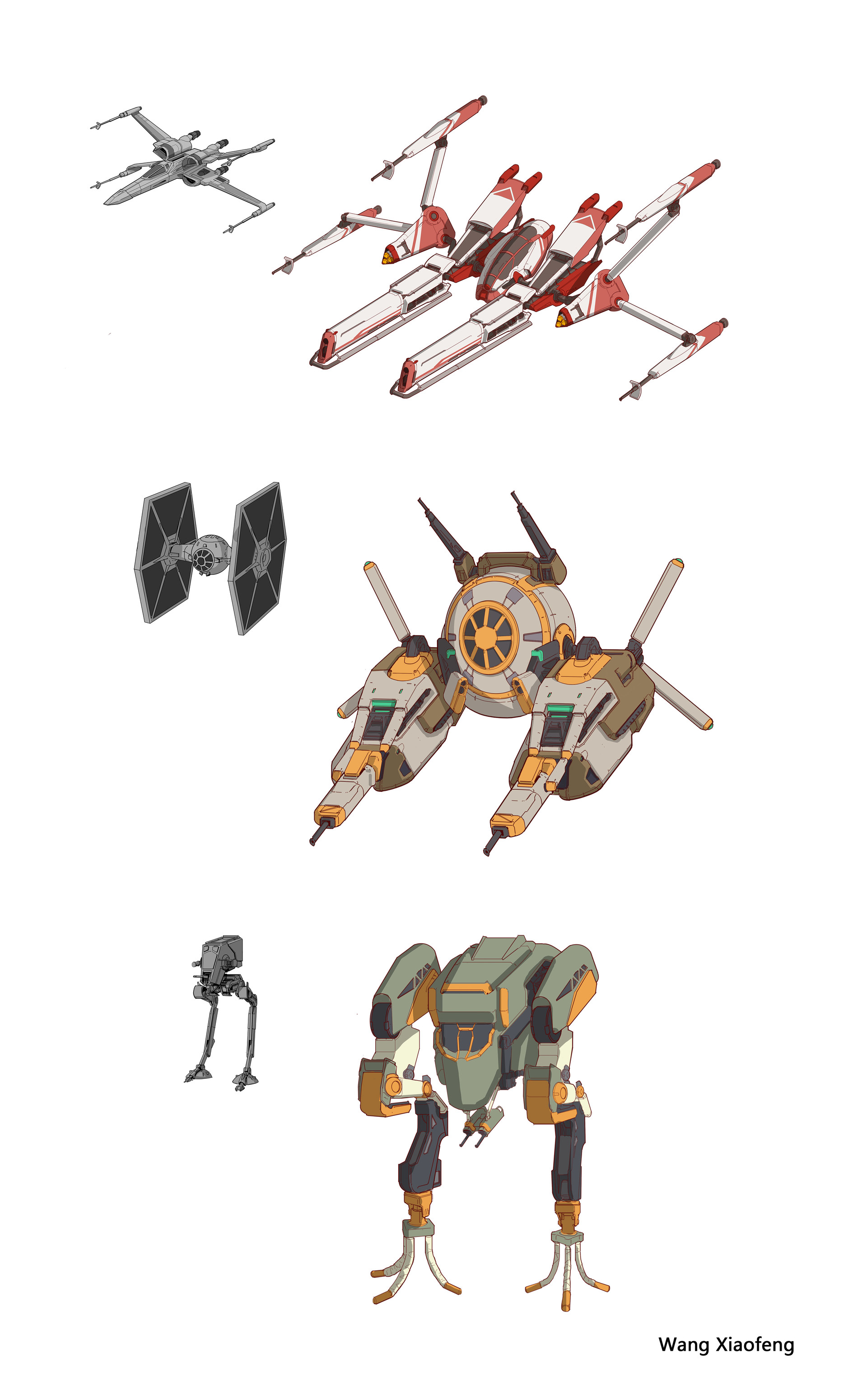 ArtStation - vehicle design from Star Wars