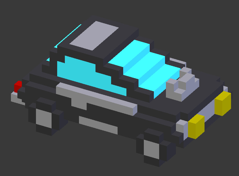 ArtStation - Voxel cars