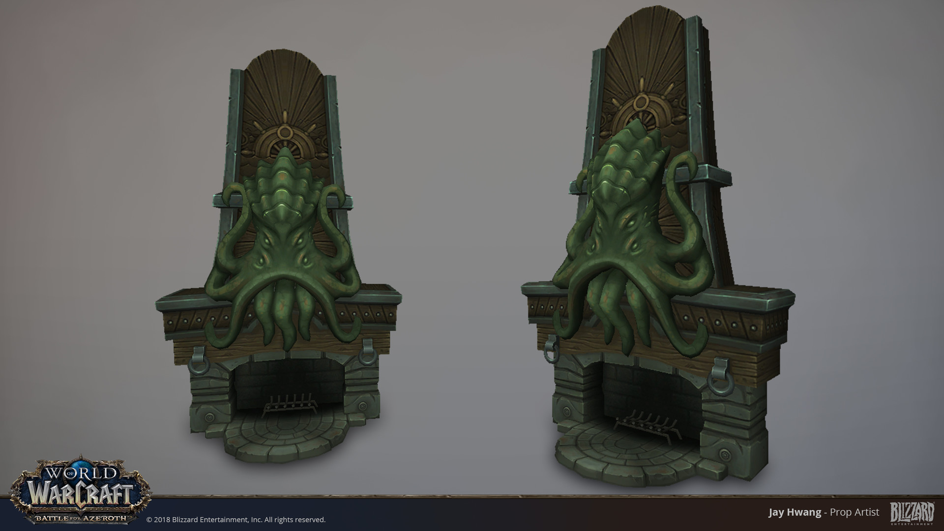 Jay Hwang - World of Warcraft - Waycrest Manor Props