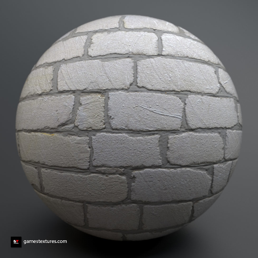 ArtStation - Brick wall 00637 – PBR Material GamesTextures.com