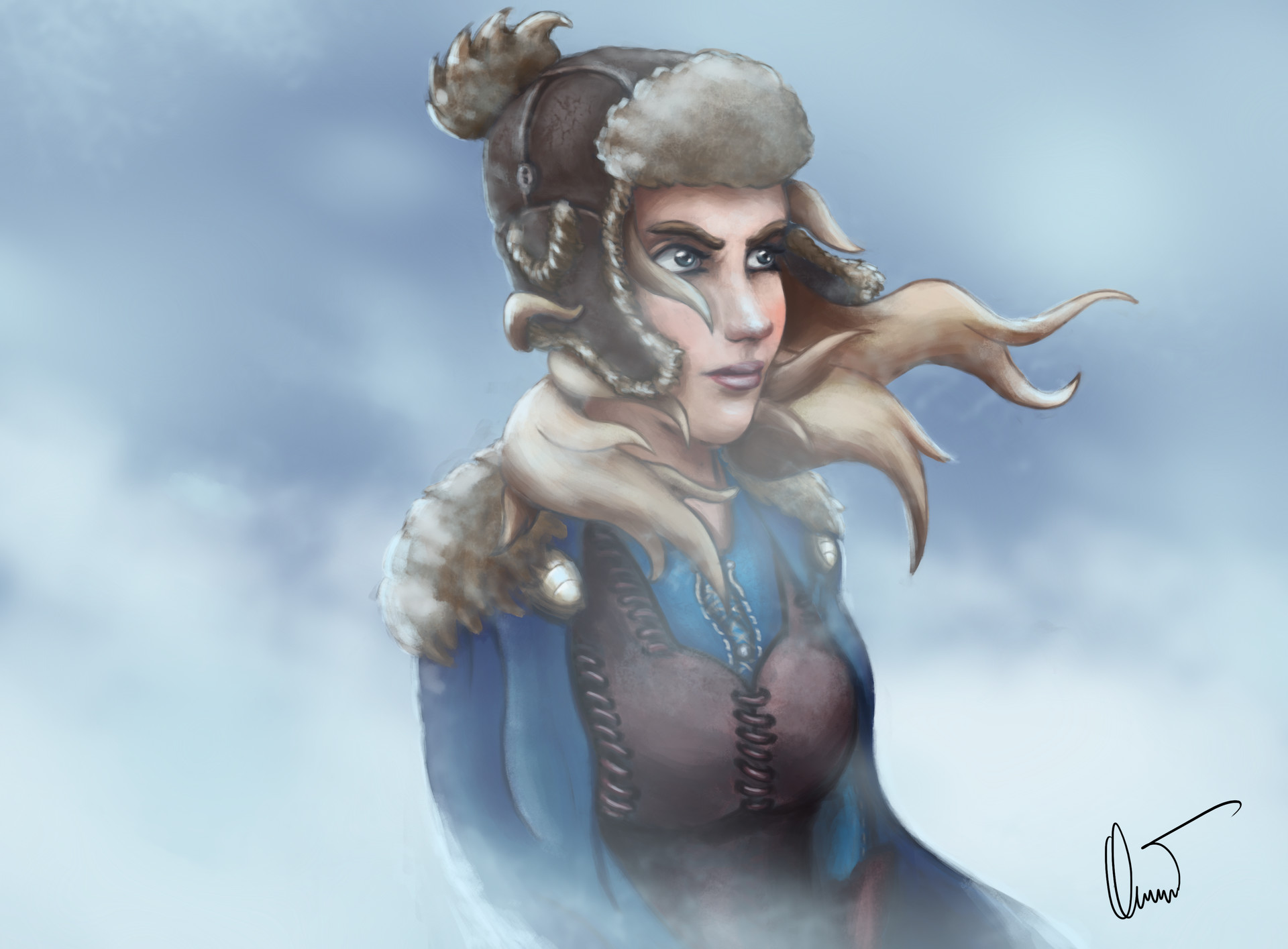 ArtStation - Winter Storm Girl