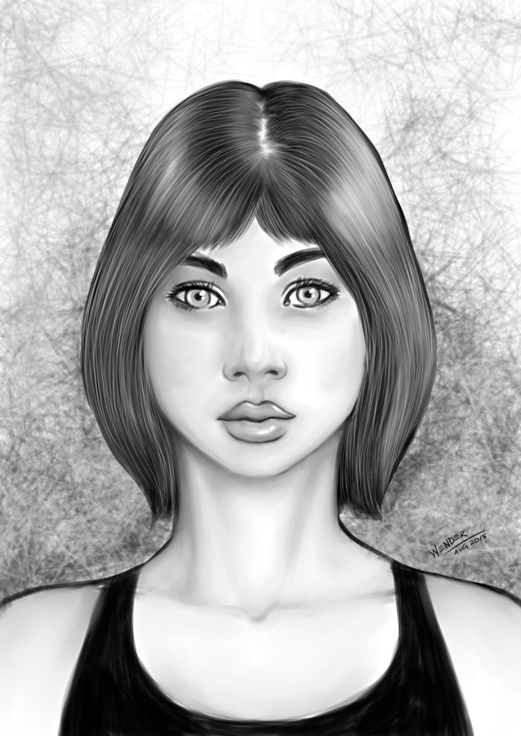 ArtStation - Girl face