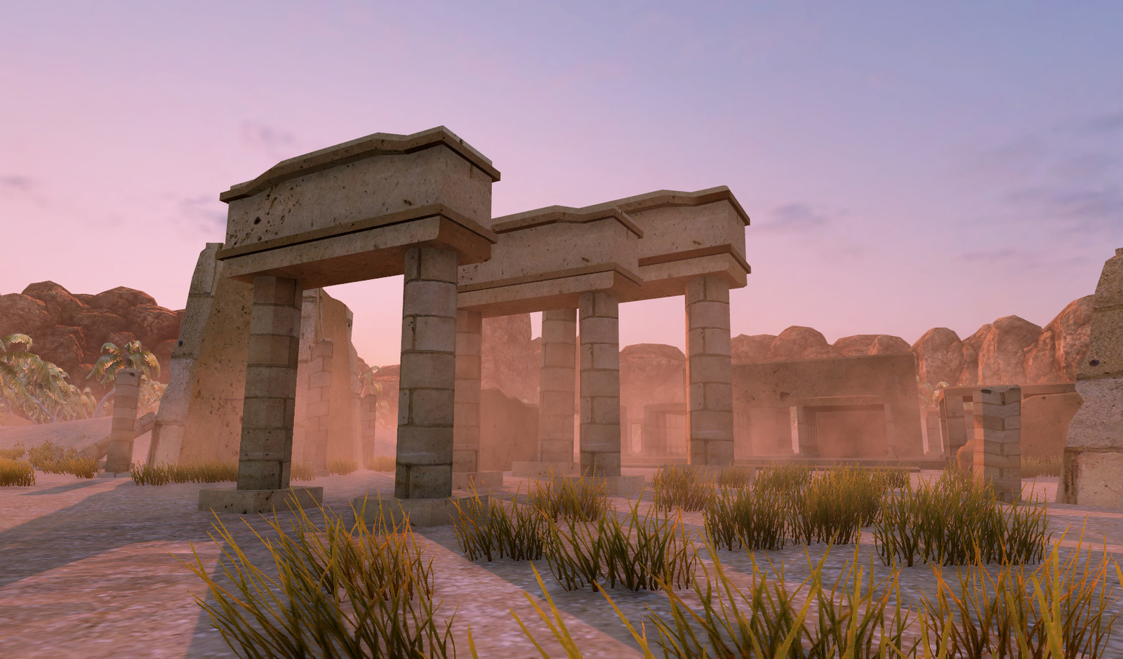 Ash Michalak - Desert Ruins Environmental Scene