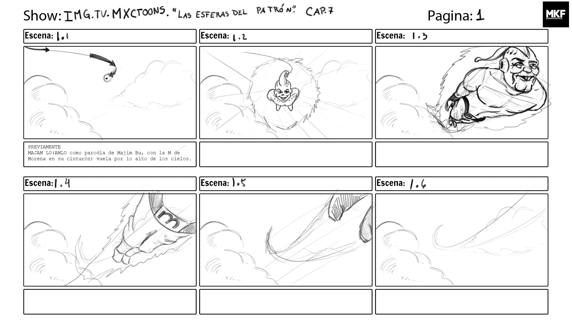 Javier Alejandro Cardona Pool - MKF Storyboarding