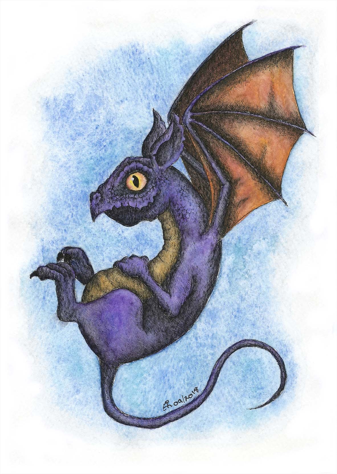 ArtStation - Little Flying Dragon