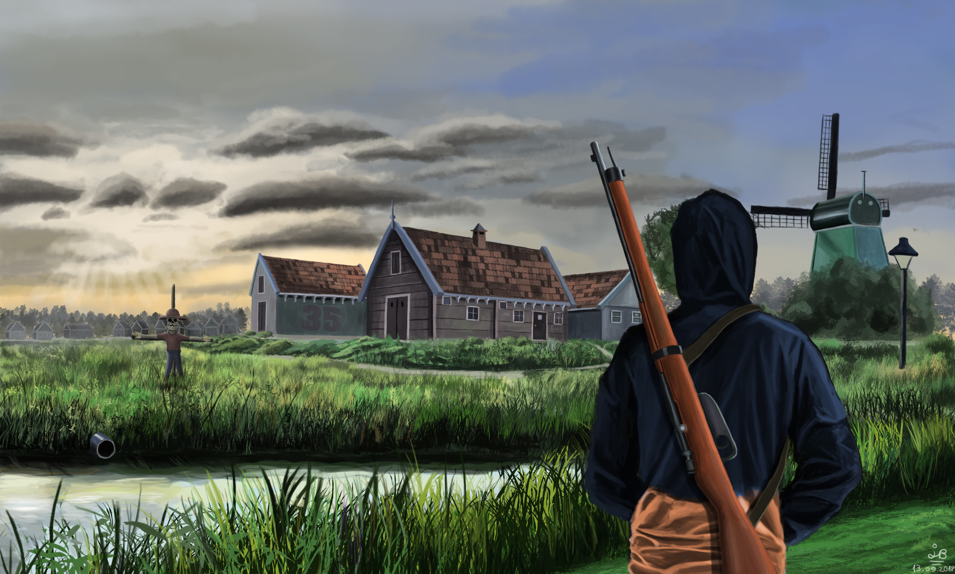 ArtStation - Deserted Village