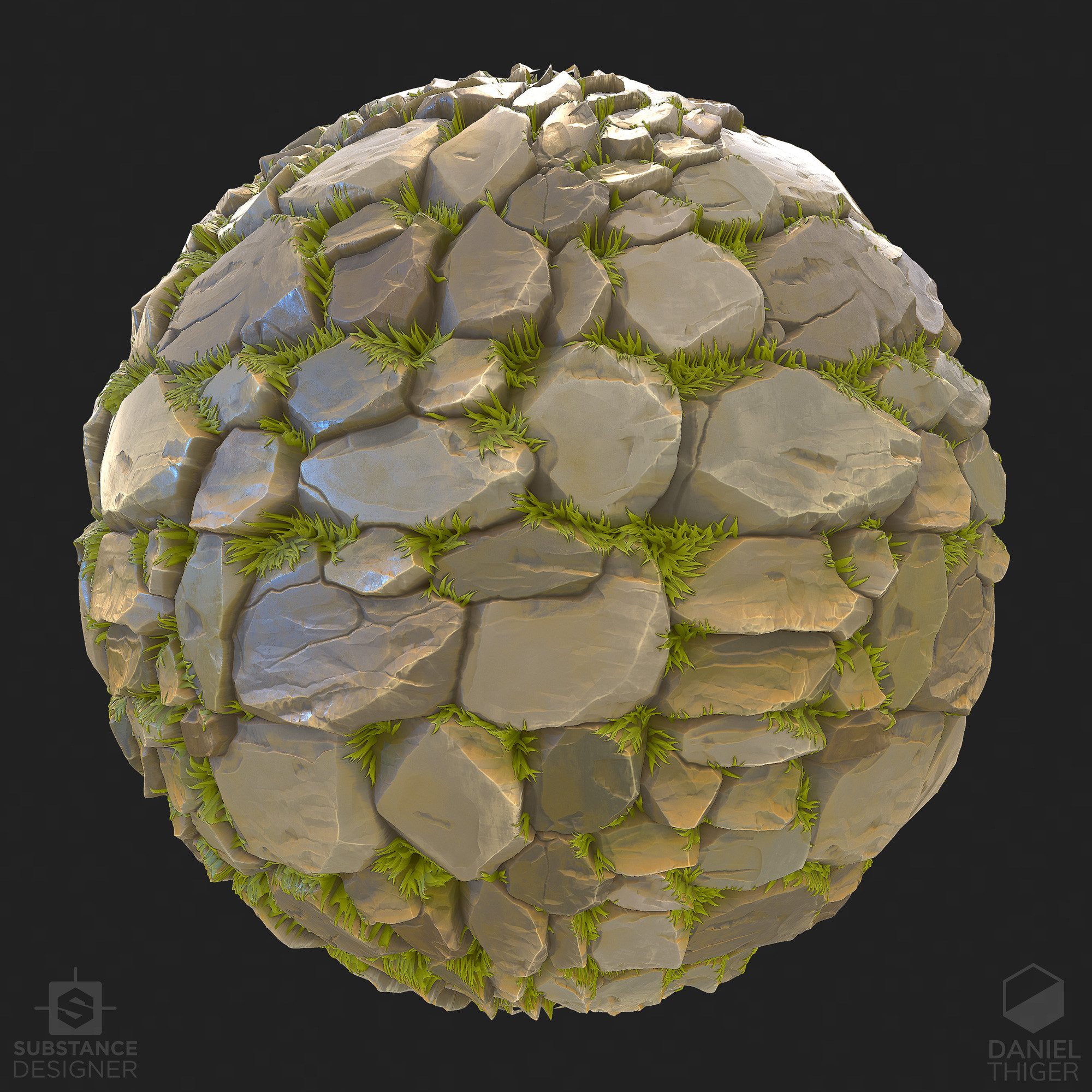 Daniel Thiger - Substance Designer Stylized Textures