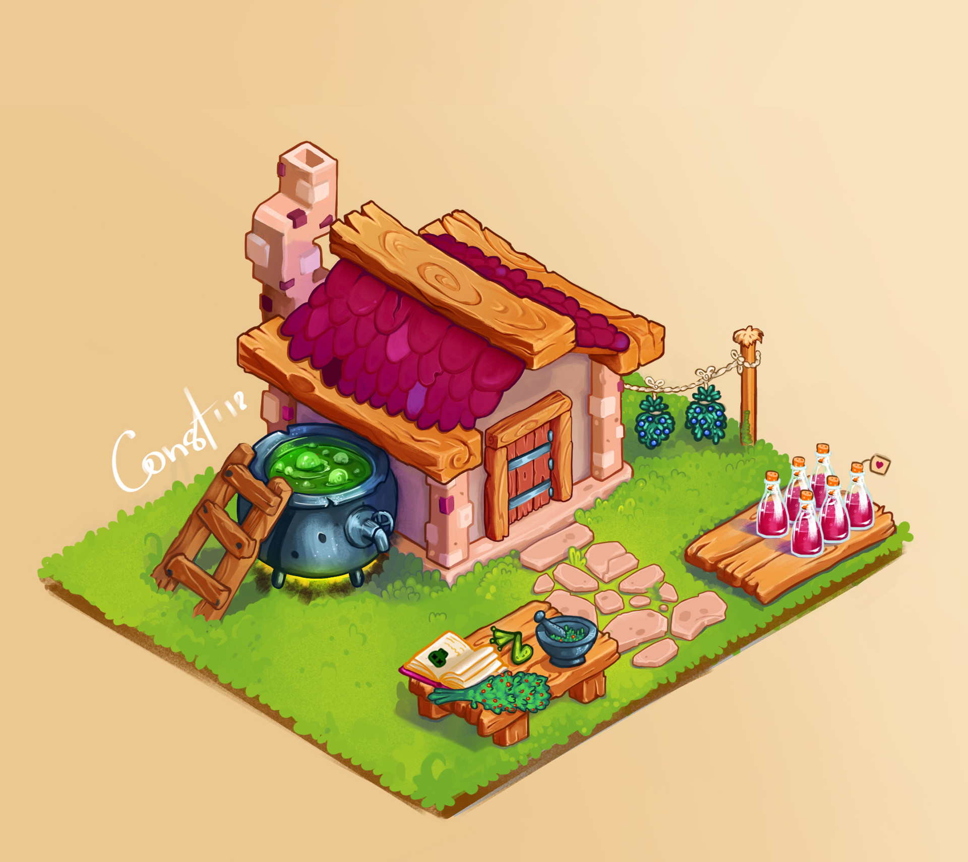 ArtStation - Isometric house