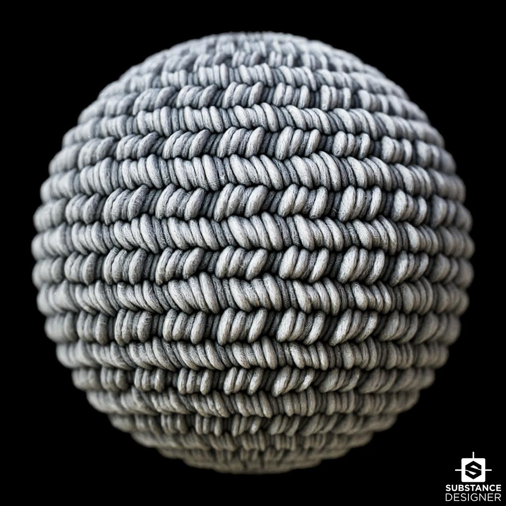 ArtStation - Substance Designer - Wool Knit