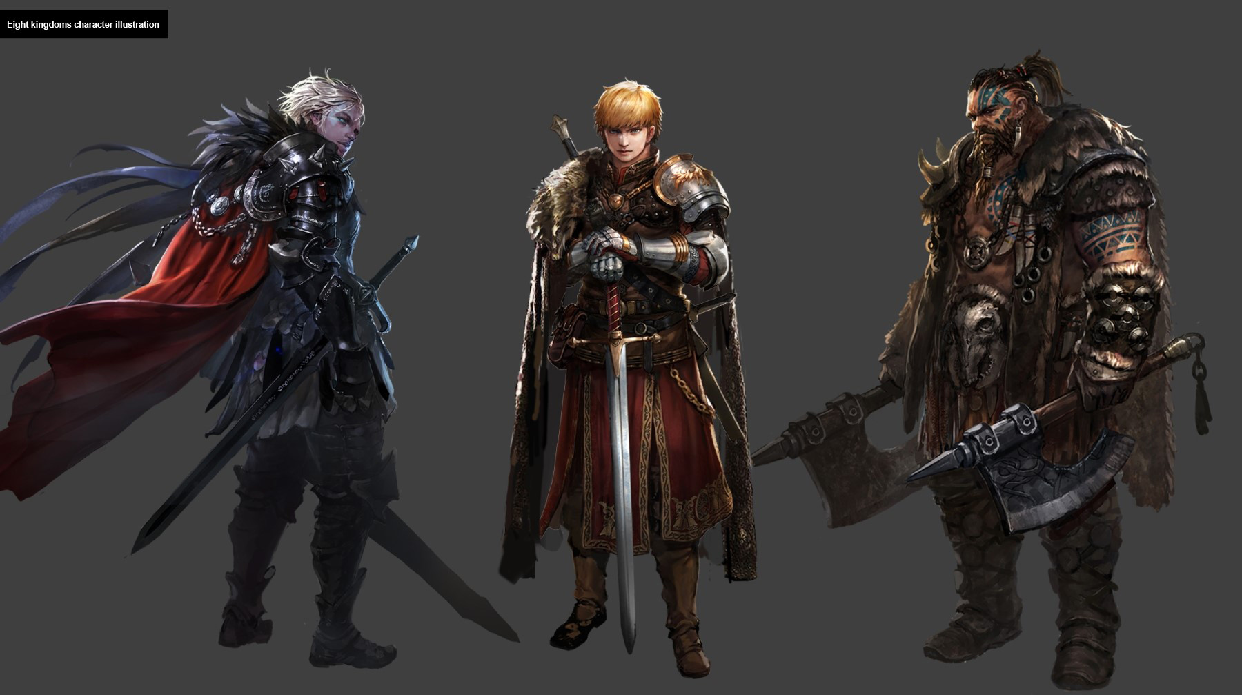 ArtStation - Eight kingdoms character illustration