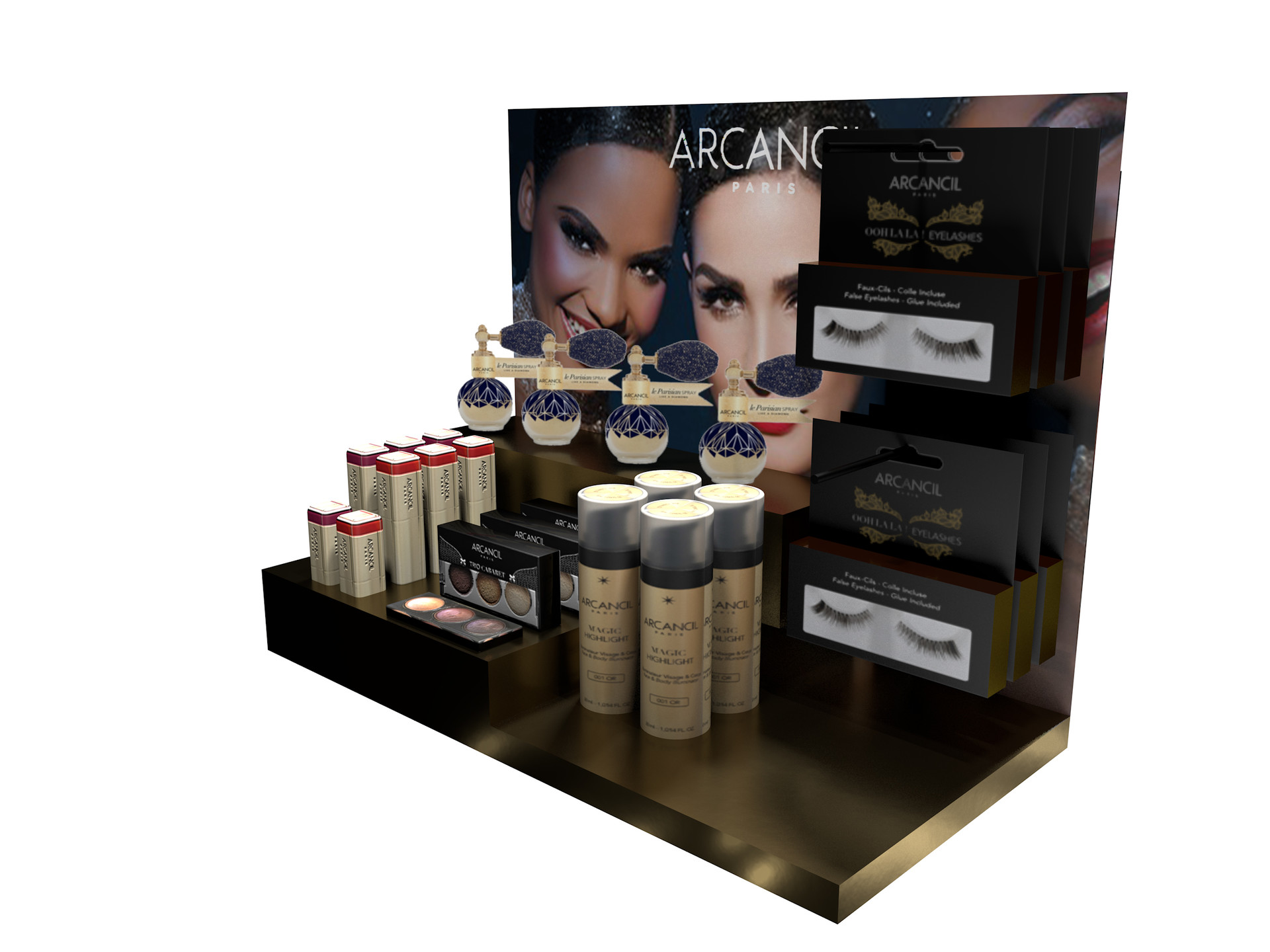 ArtStation - PLV Display comptoir 3D prototype