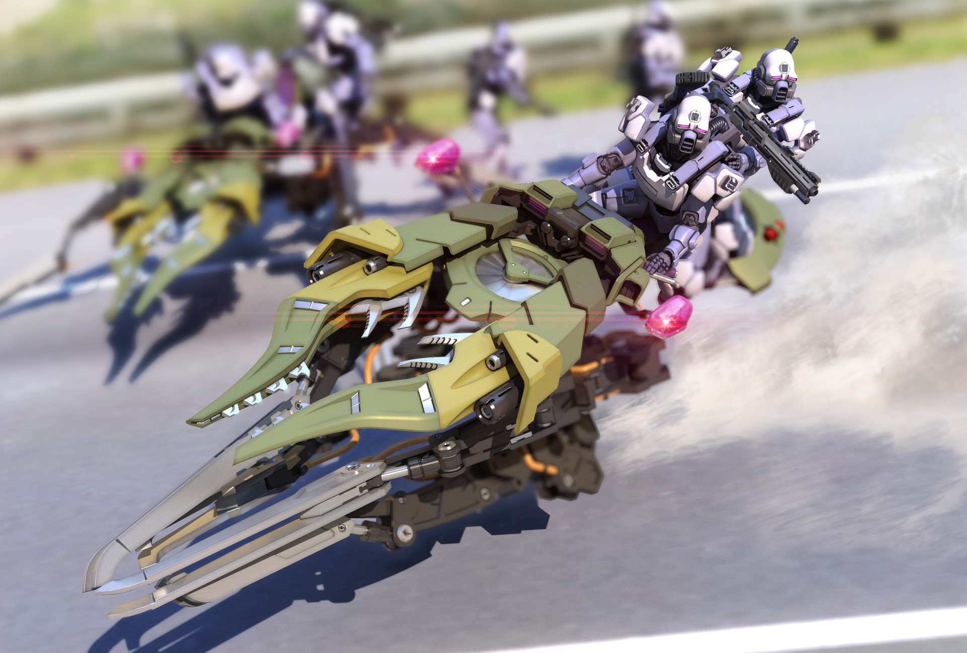 ArtStation - HEXA GEAR design work:モーターパニッシャー