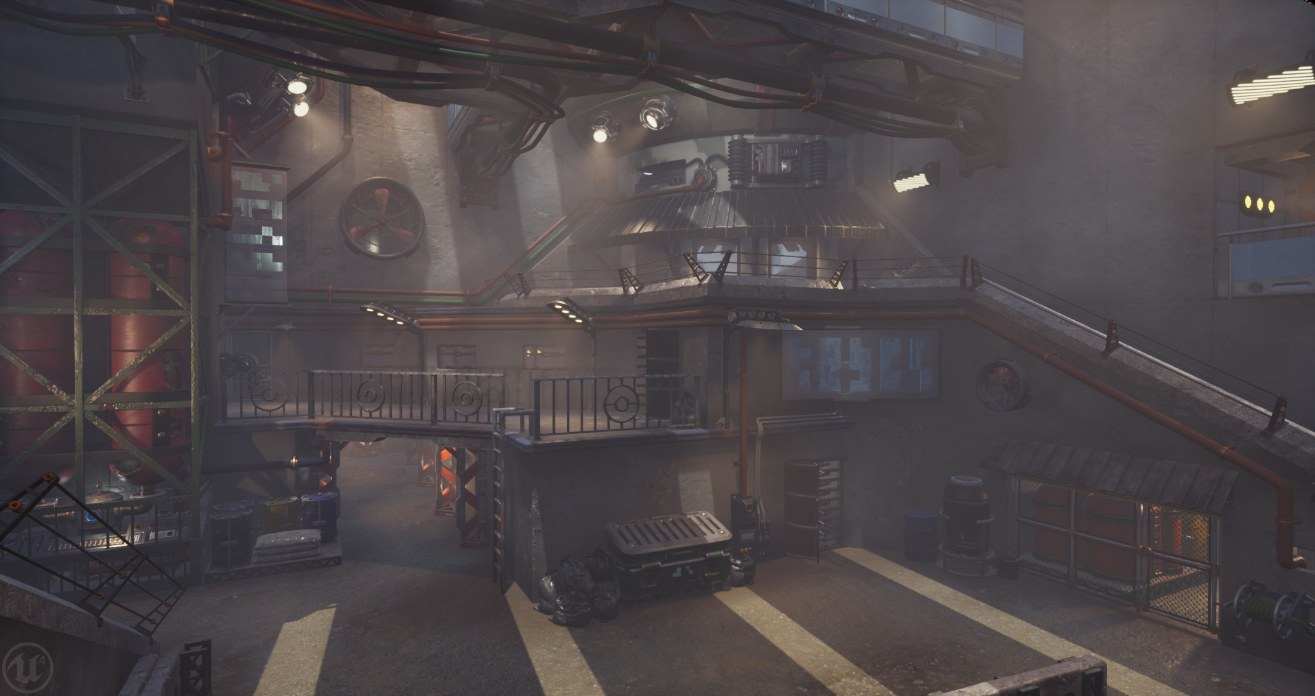 Mike Parker - Cyberpunk Underground Town