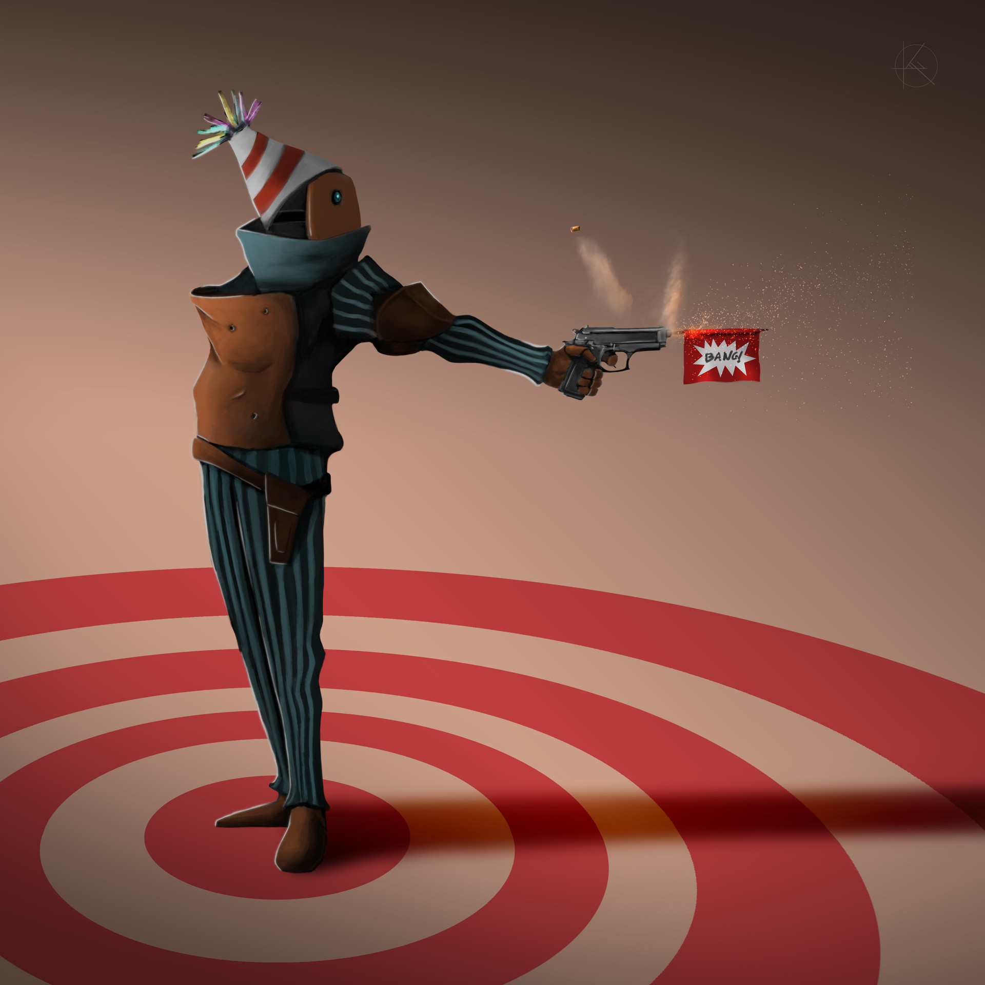 ArtStation - The gunman