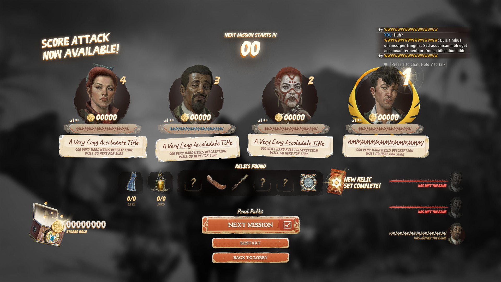 Chris Johnson - UI Artist/Designer - Strange Brigade: UI