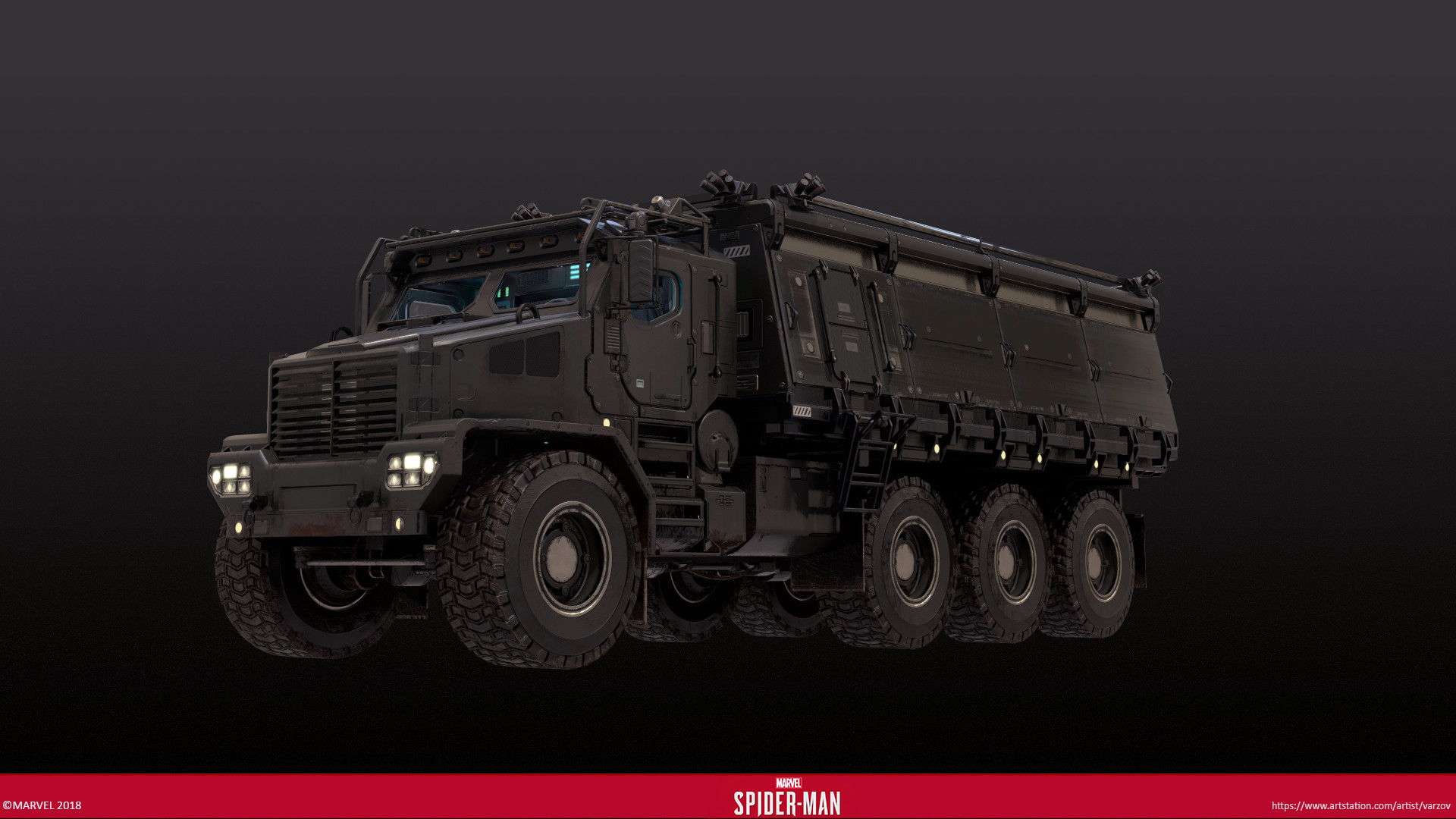 Aleksandre Lortkipanidze - Spiderman(2018) - Armored Truck