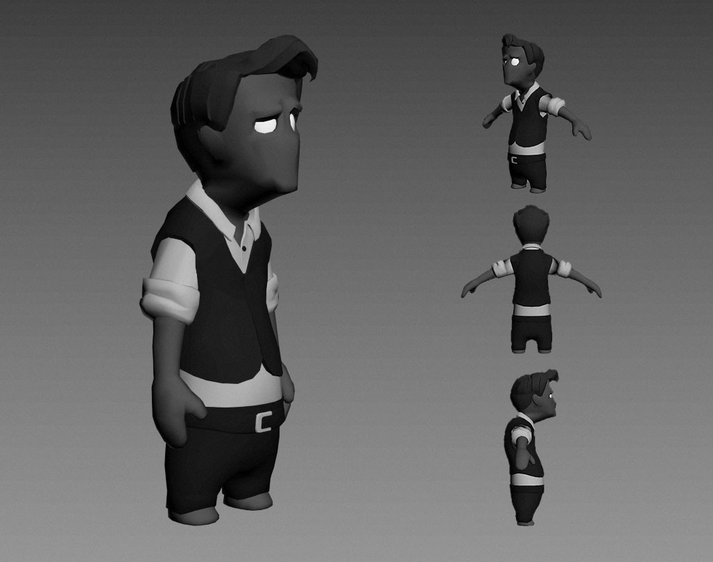 ArtStation - Main character game Beholder 2