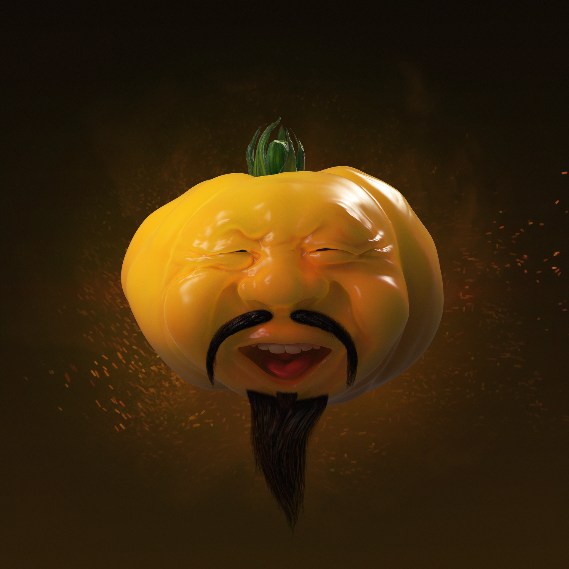 ArtStation - - Fat tomato_yellow