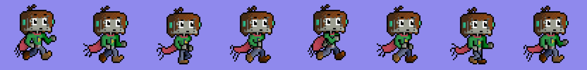 Alex Gesti - Pixel Art Project, Final Step: The Pixel illustration