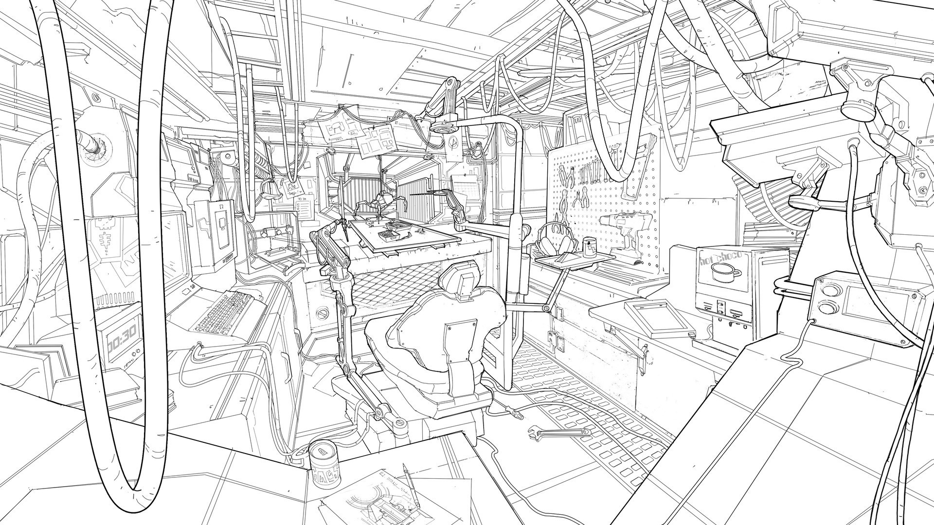 ArtStation - Borderlands 3 Project- Interiors