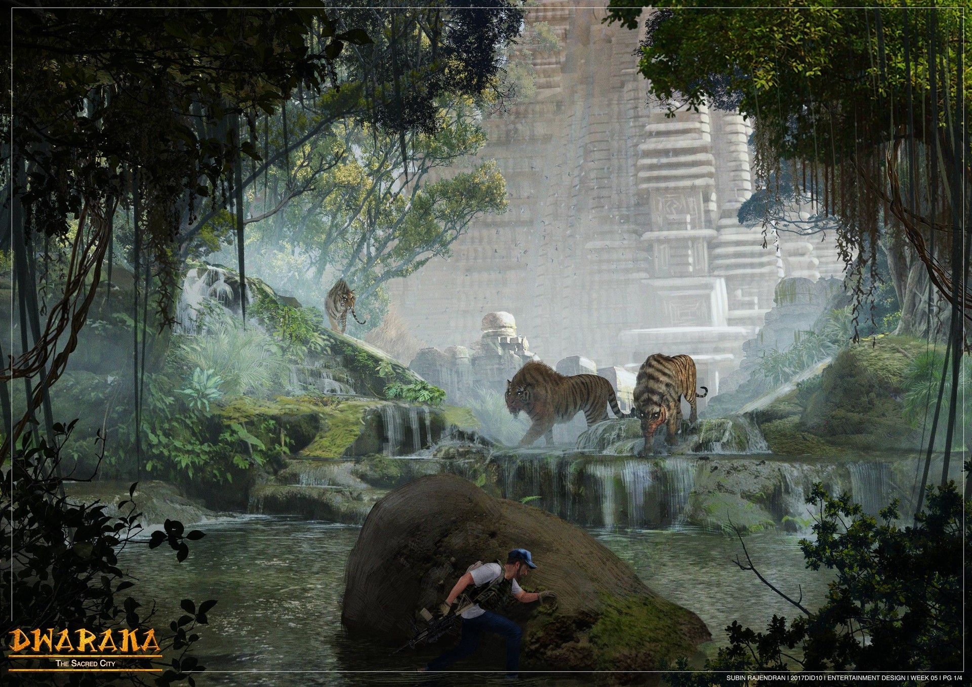 ArtStation - Dwaraka - The palace approach