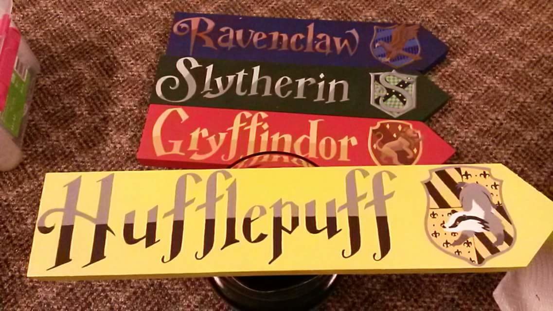ArtStation - Hogwarts House Signs