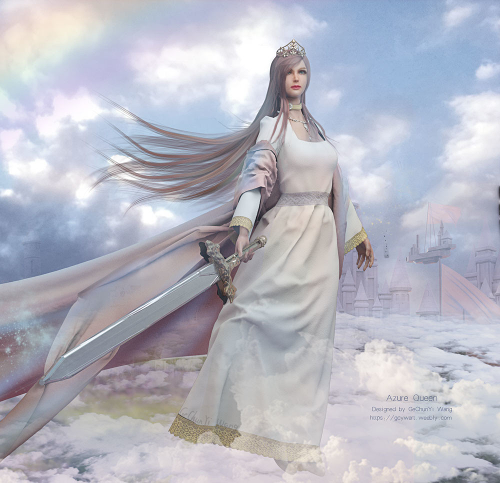 ArtStation - Azure Queen