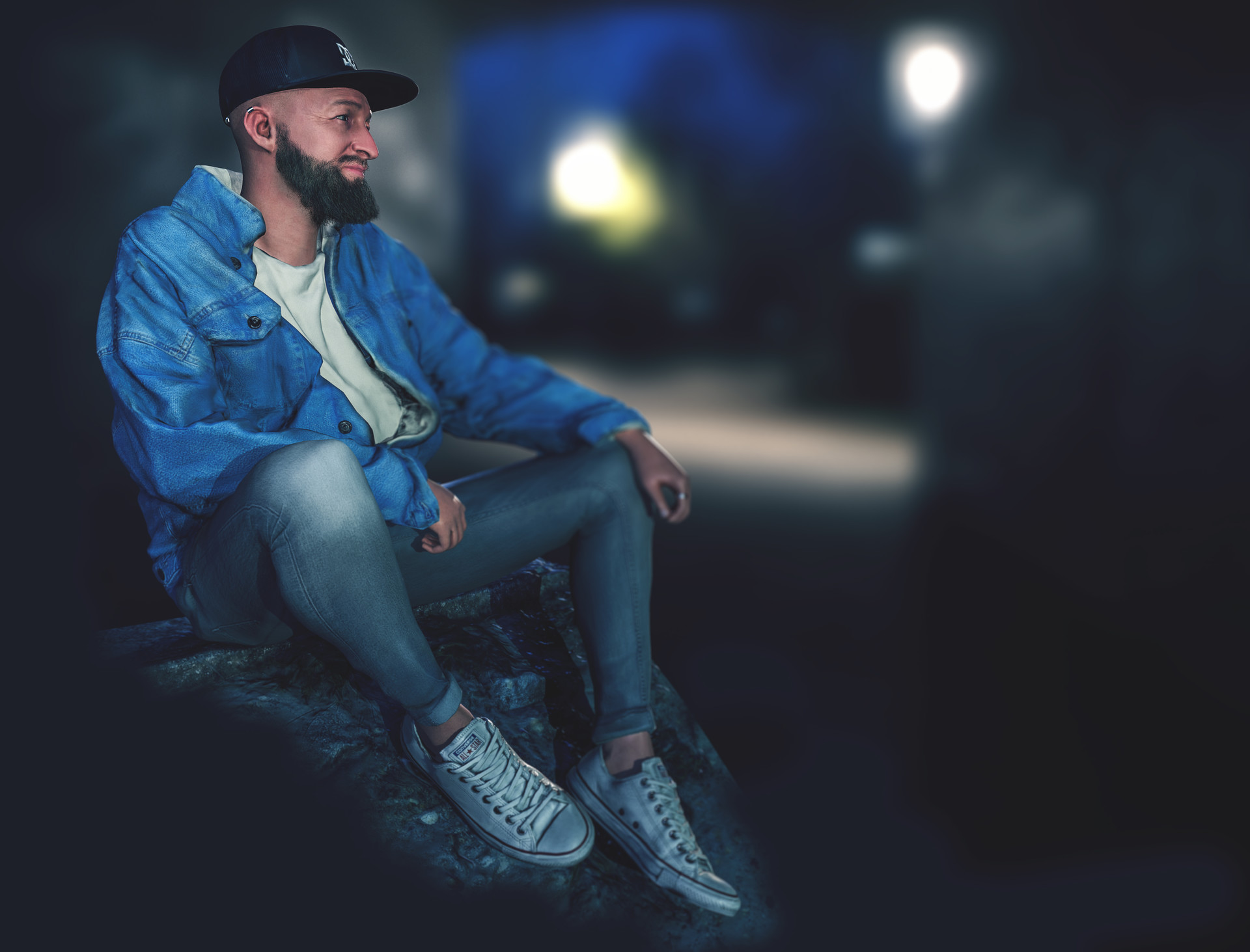 Darryl Dempsey - Messy Photoscan to LP mesh and render