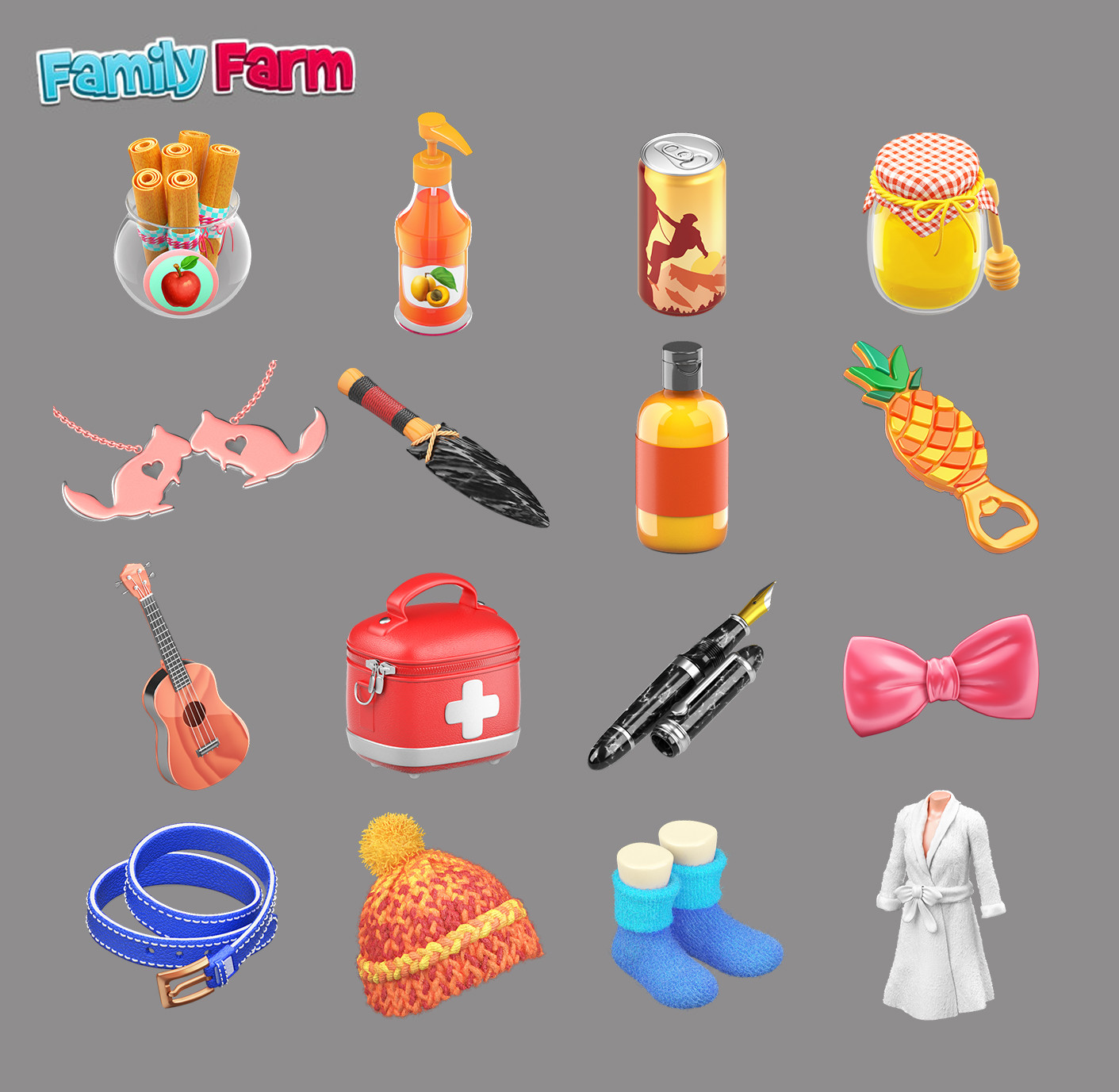 ArtStation - Family Farm Icon