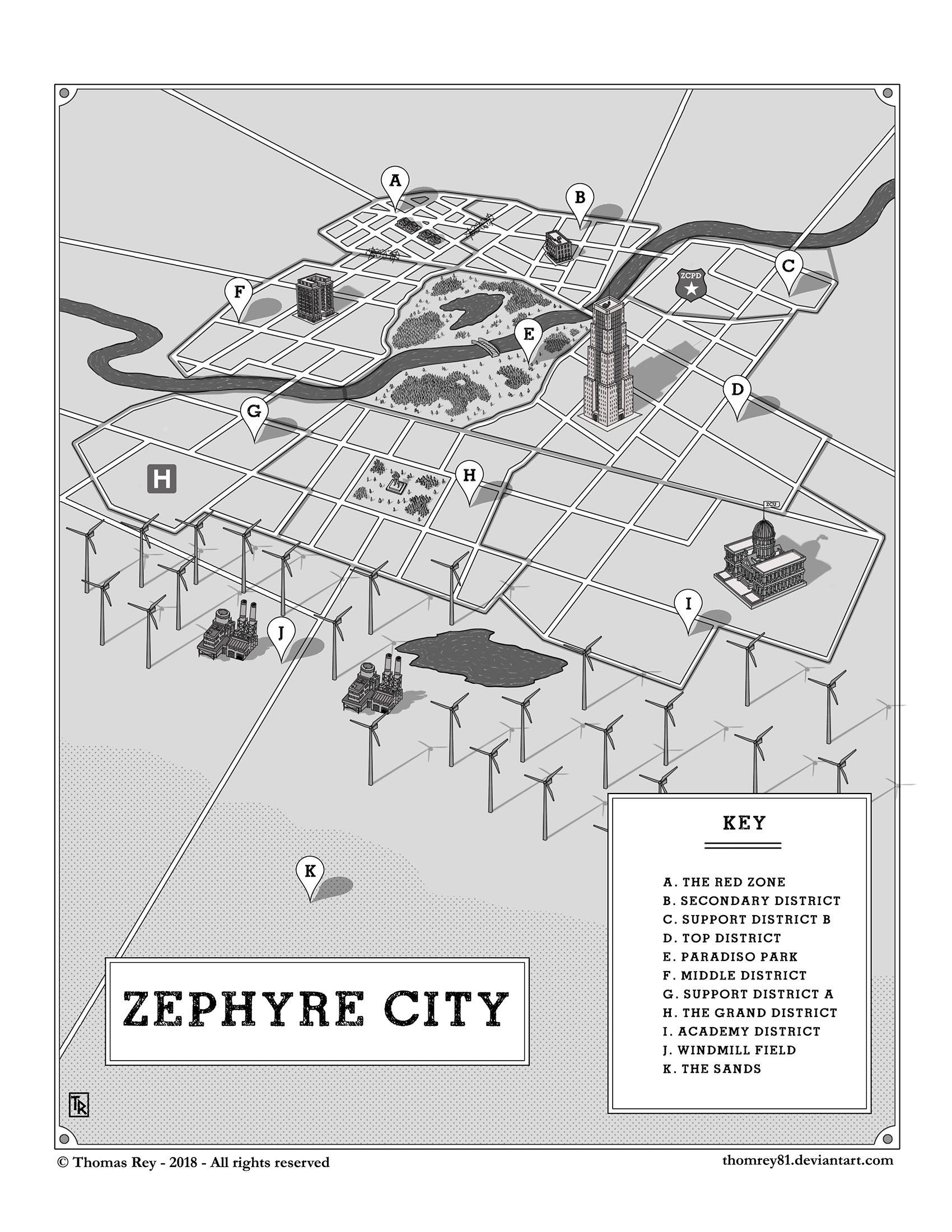 ArtStation - Zephyre City