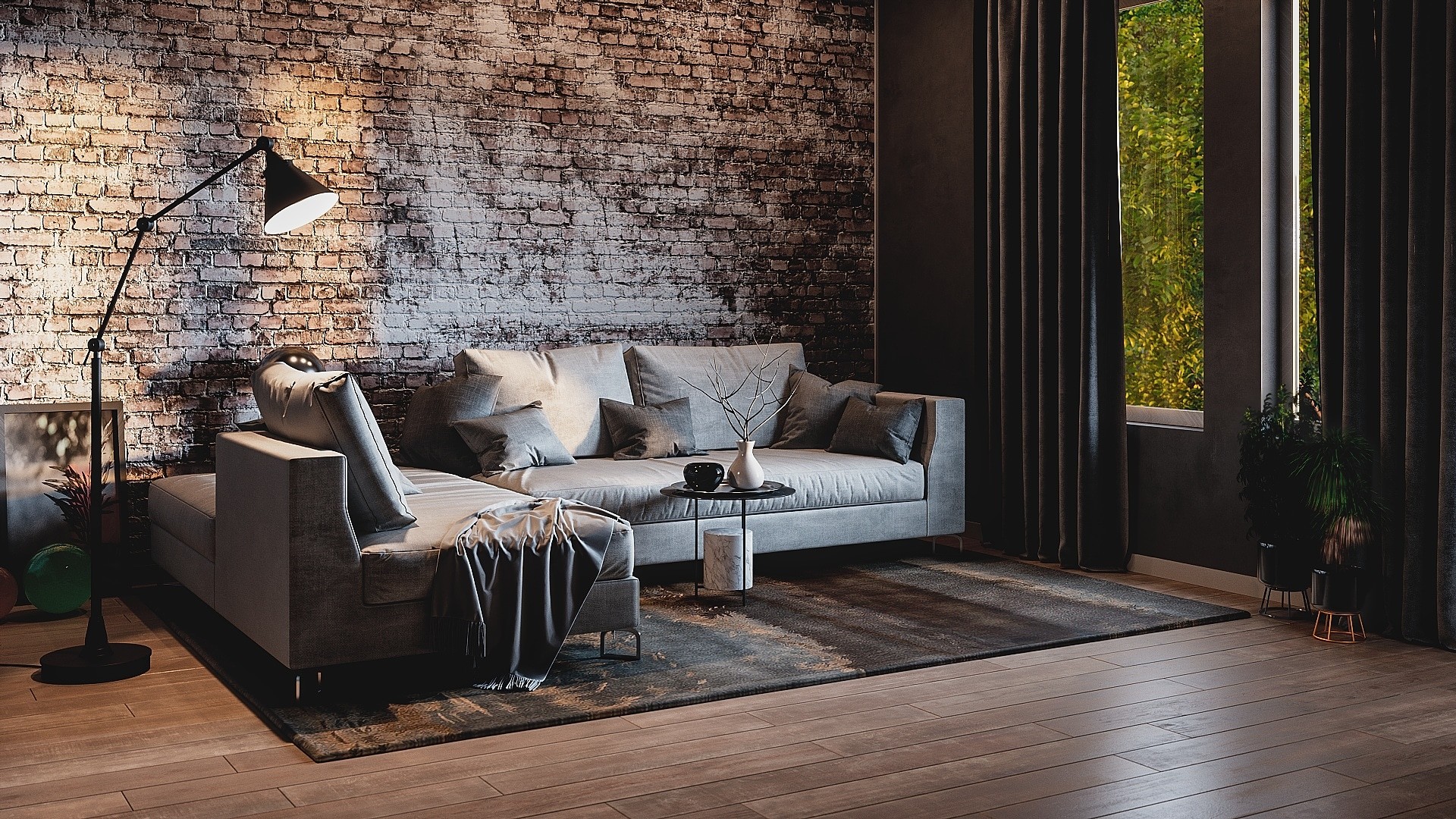 ArtStation - Evening Living Room