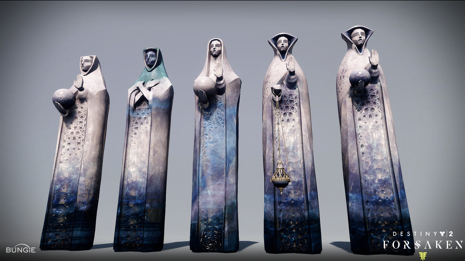Aaron Cruz - Destiny 2 - Dreaming City Statues