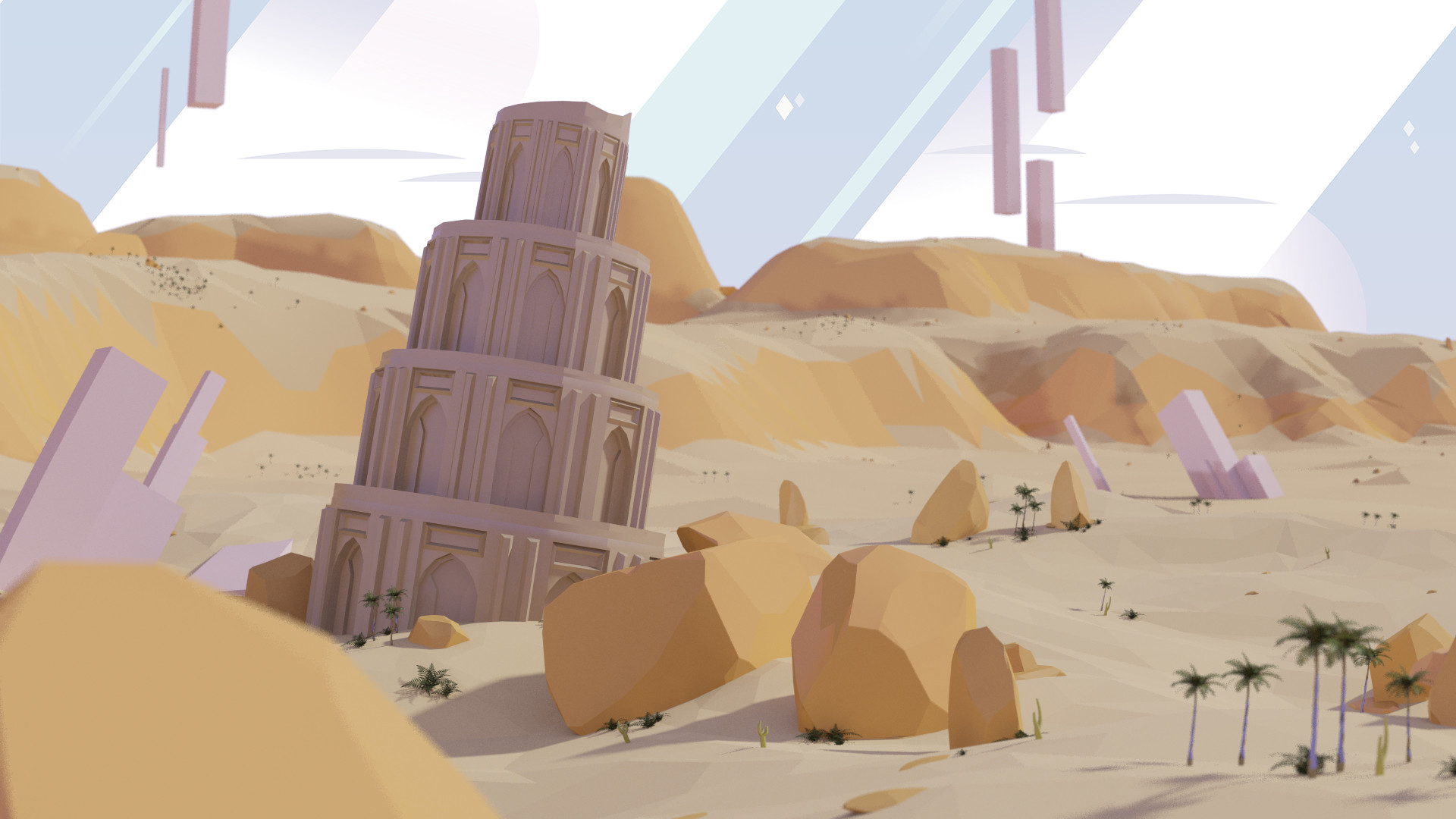 ArtStation - Low Poly enviroment