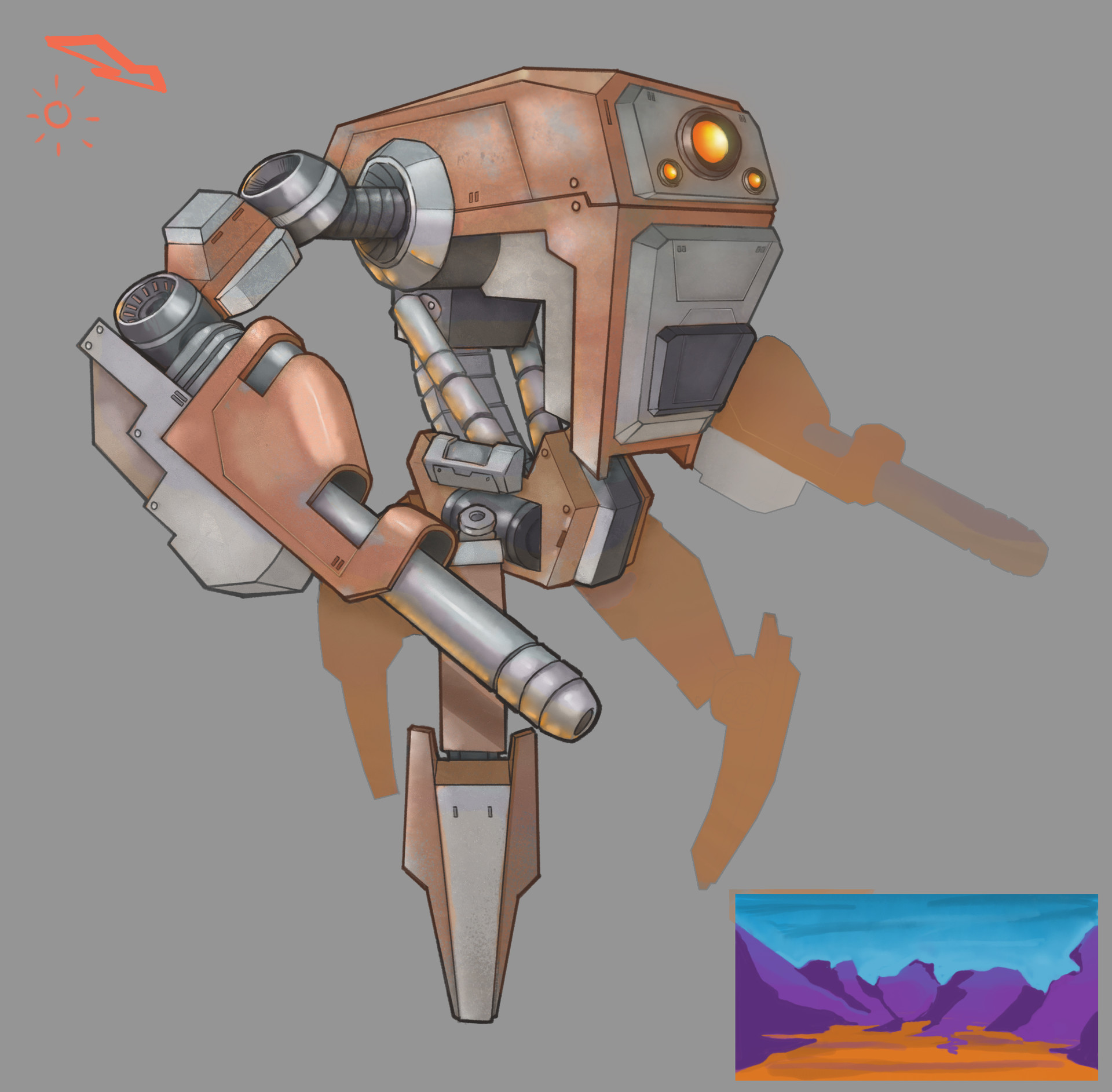 ArtStation - Bot design ( Old Art )