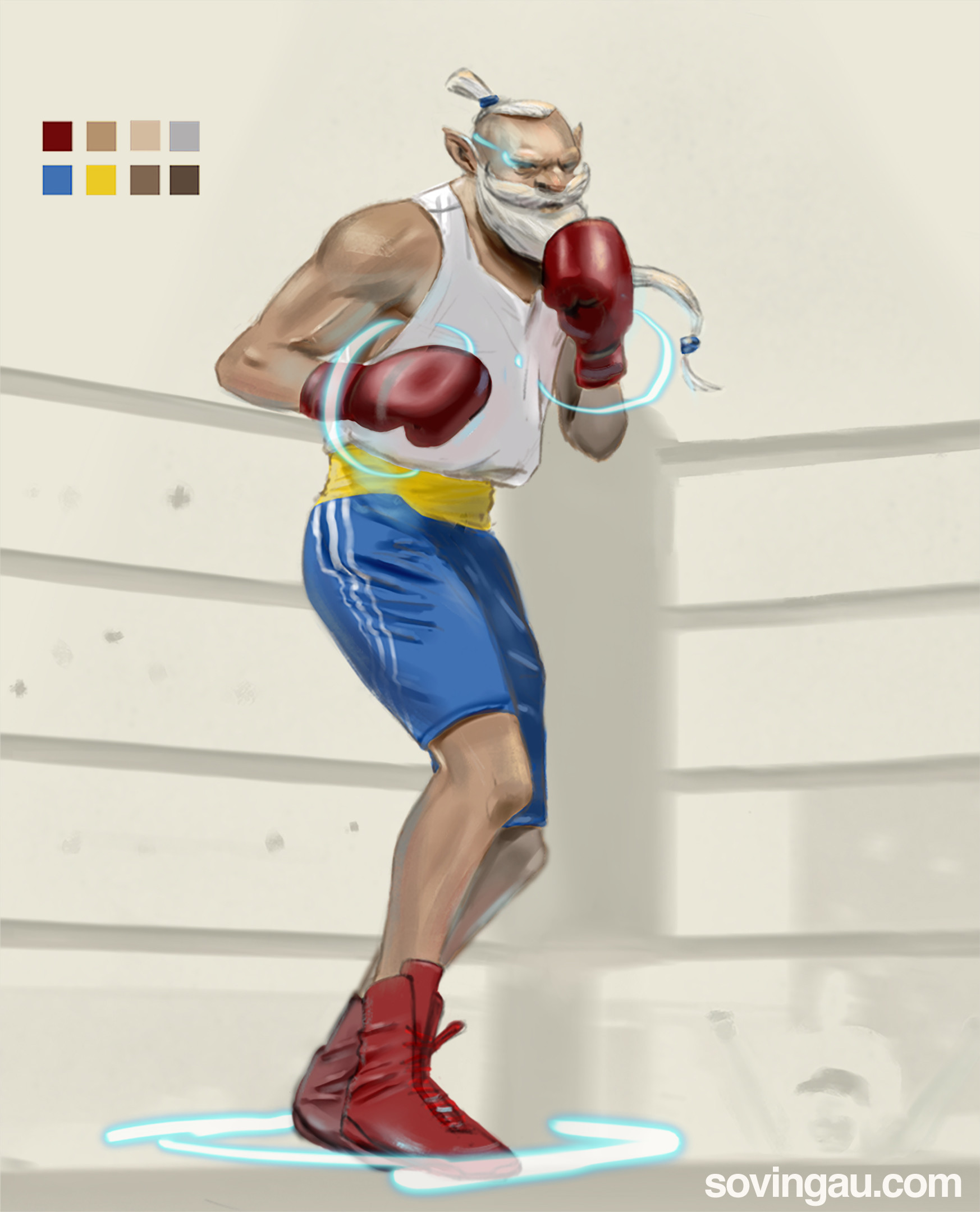 ArtStation - Wizard Boxing