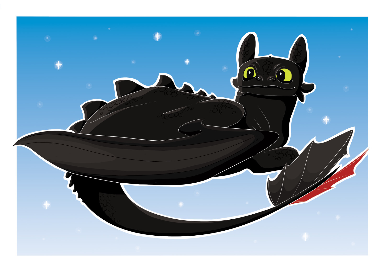 Victoria Hay - Toothless Fan Art