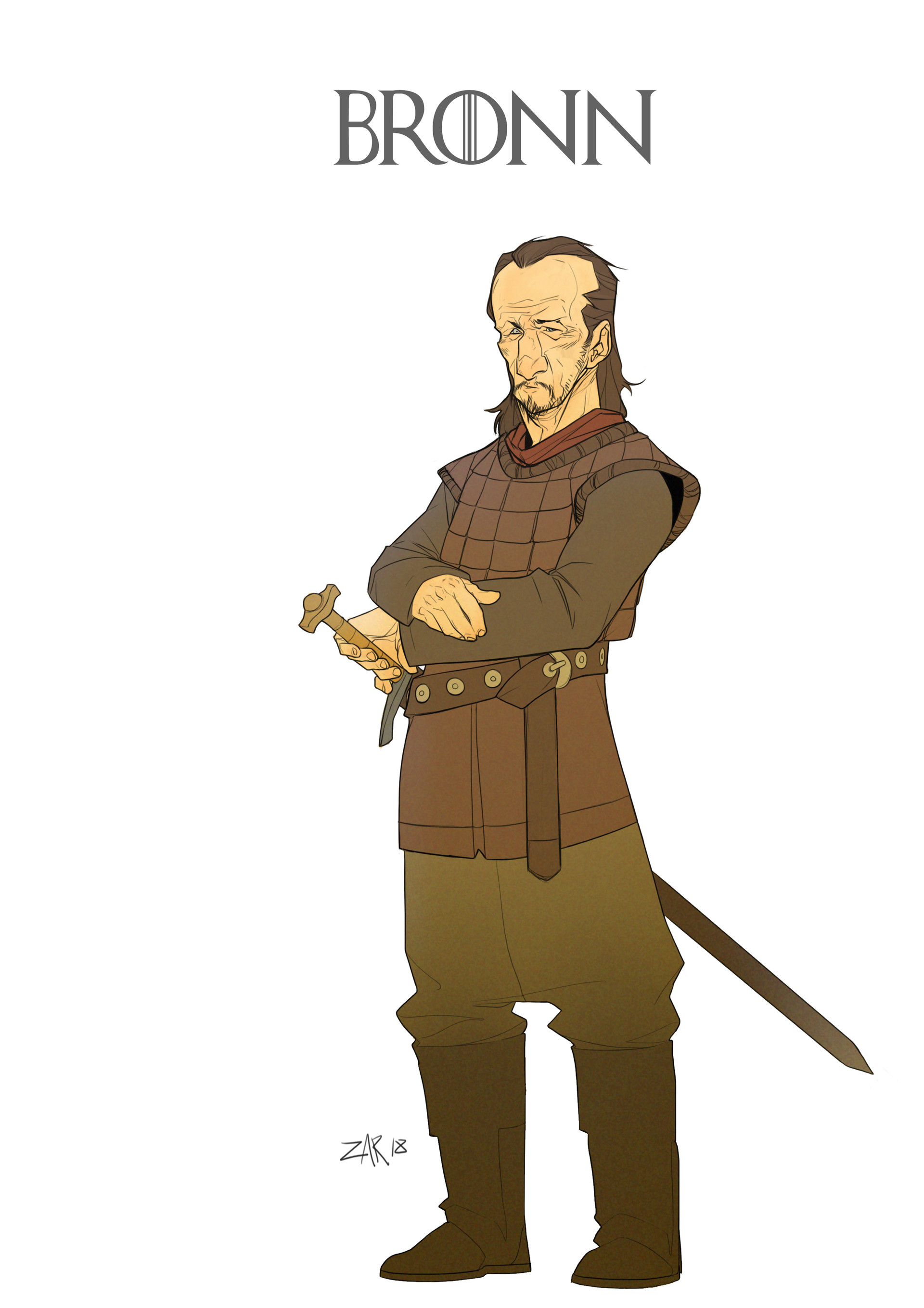 ArtStation - Bronn. Game Of Thrones