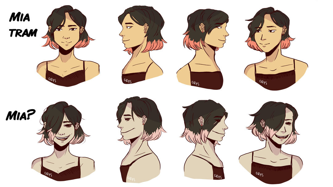 ArtStation - Craven Character Sheet: Mia Tram