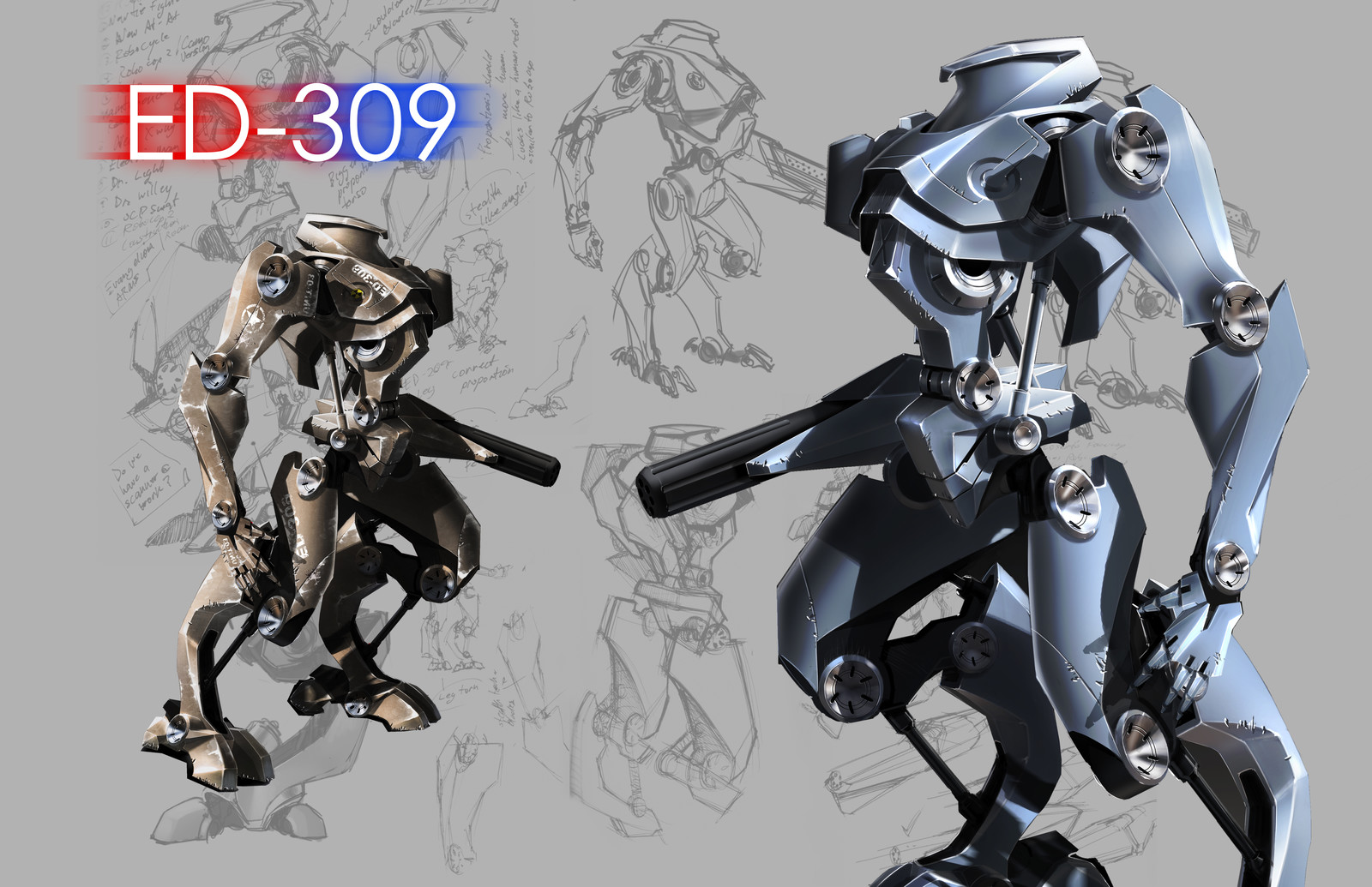 Jason Hazelroth - RoboCop 2 redesign (pre Robocop reboot)