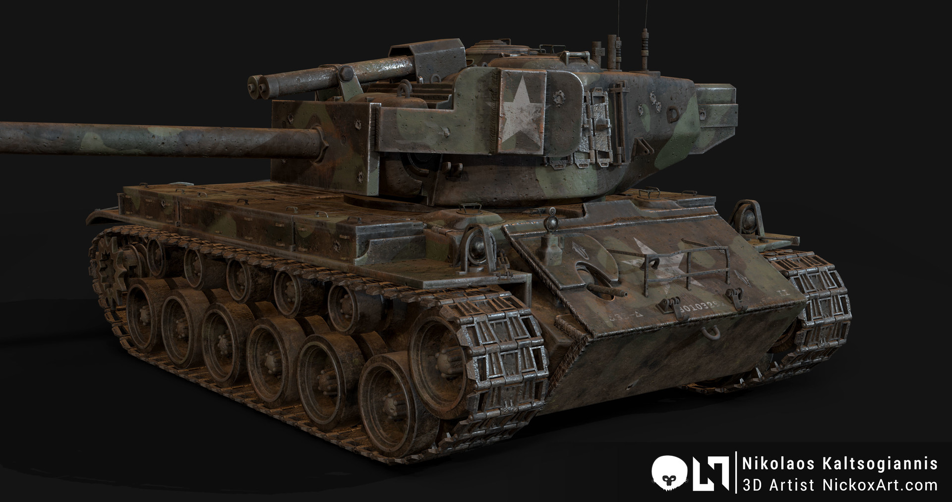 Nikolaos Kaltsogiannis - T26E4 Super Pershing : US Army Heavy Tank