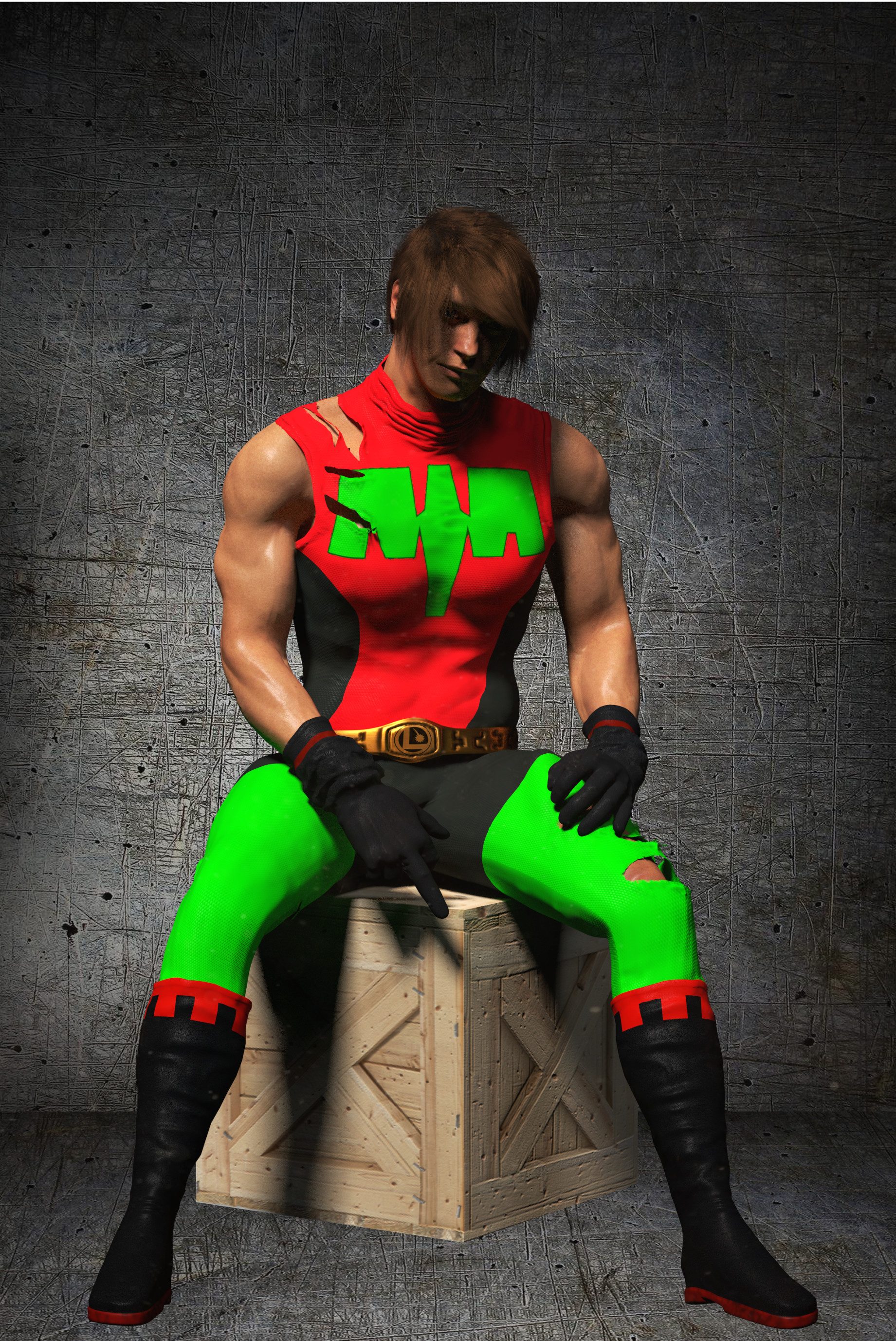 ArtStation - Legion of Superheroes - Ultraboy