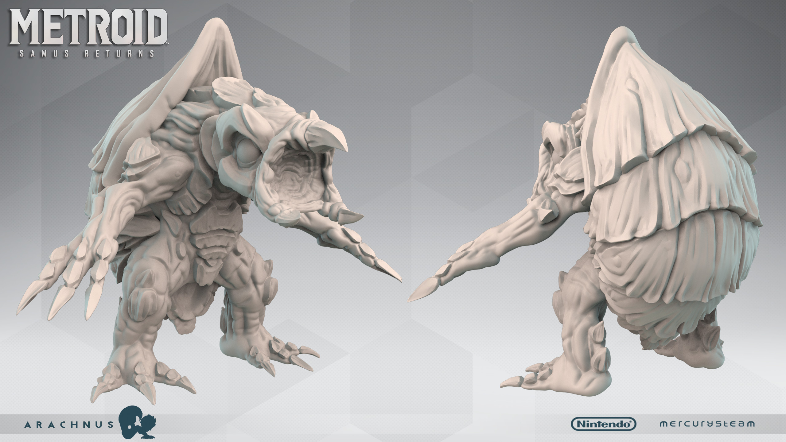 Odin Fernandez Moreno 3D Artist - Metroid Samus returns: Stylized enemies
