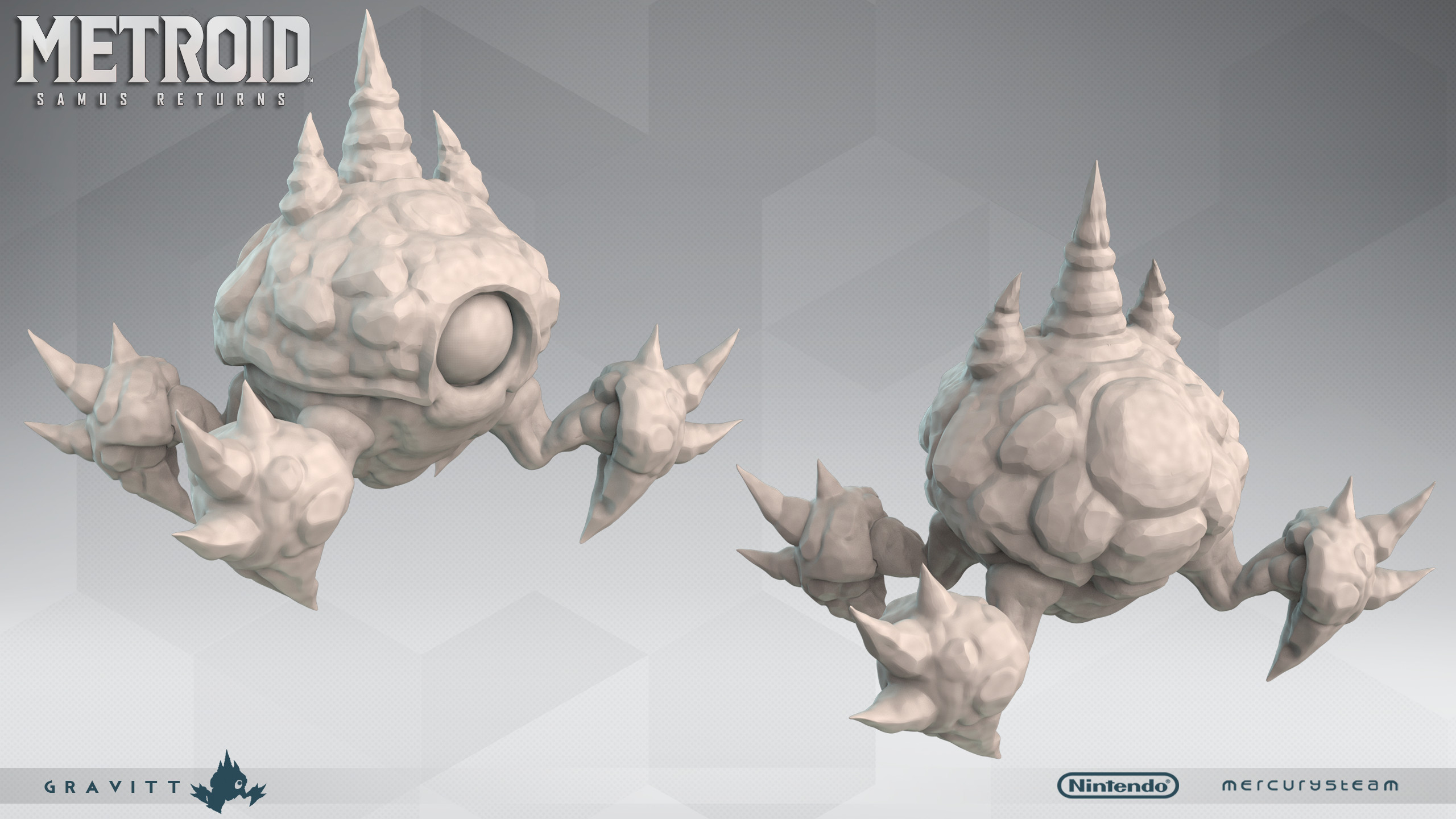 Odin Fernandez Moreno 3D Artist - Metroid Samus returns: Stylized enemies